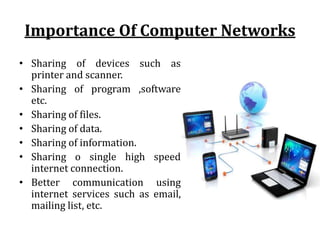 Computer Networks and Its Types | PPTX