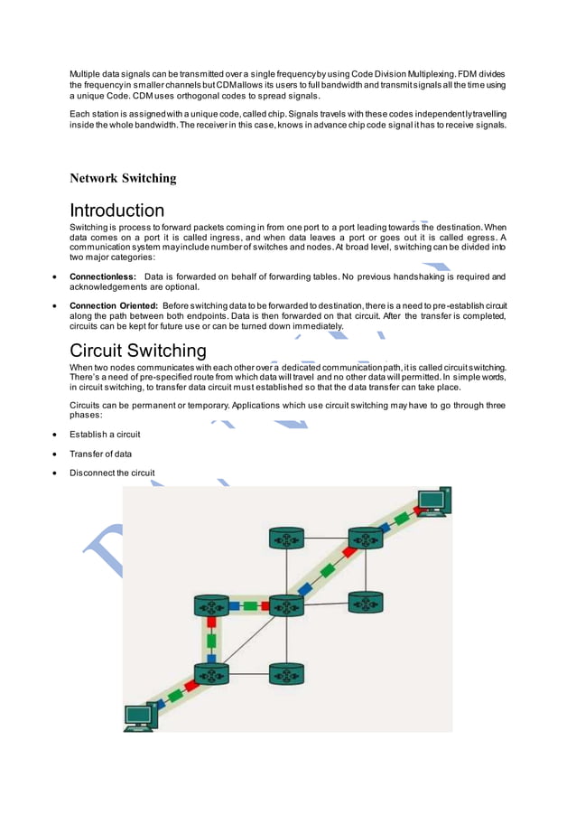 Data Communication and Computer Network Overview | PDF
