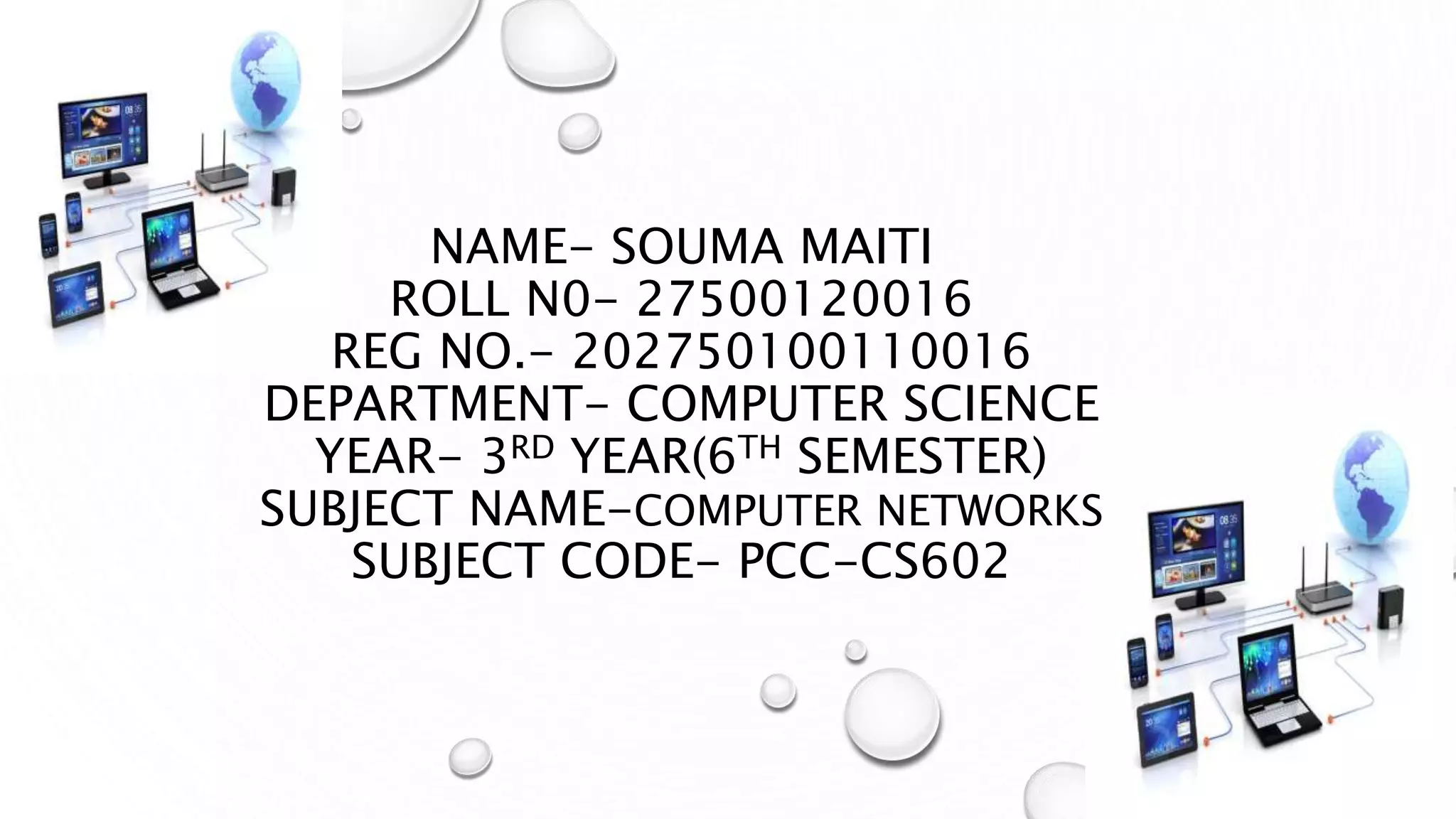 Open Systems Interconnection (OSI) MODEL | PPTX