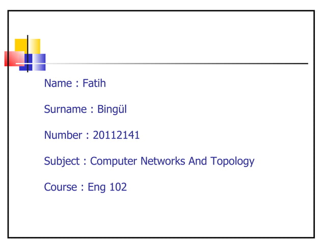 Computer Networks And Topology Ppt Computer Networking Computing