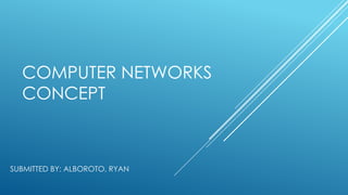 Computer networks concept ppt presentation | PPT