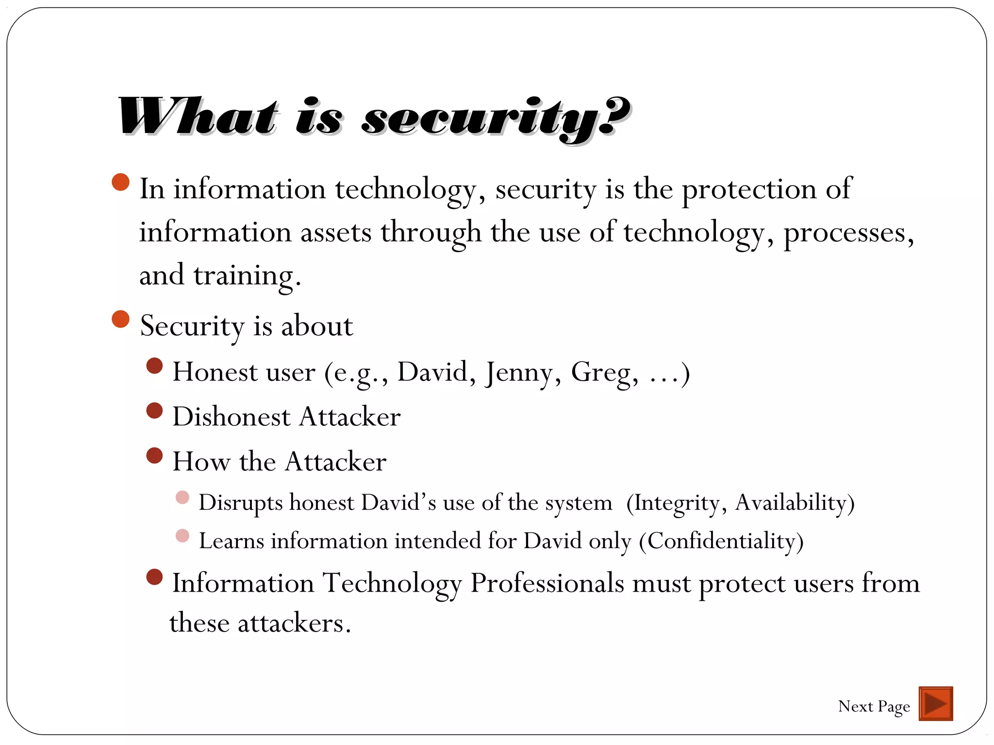 Network security presentation | PPT