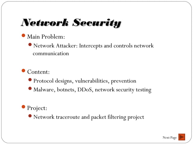 Network security presentation | PPT