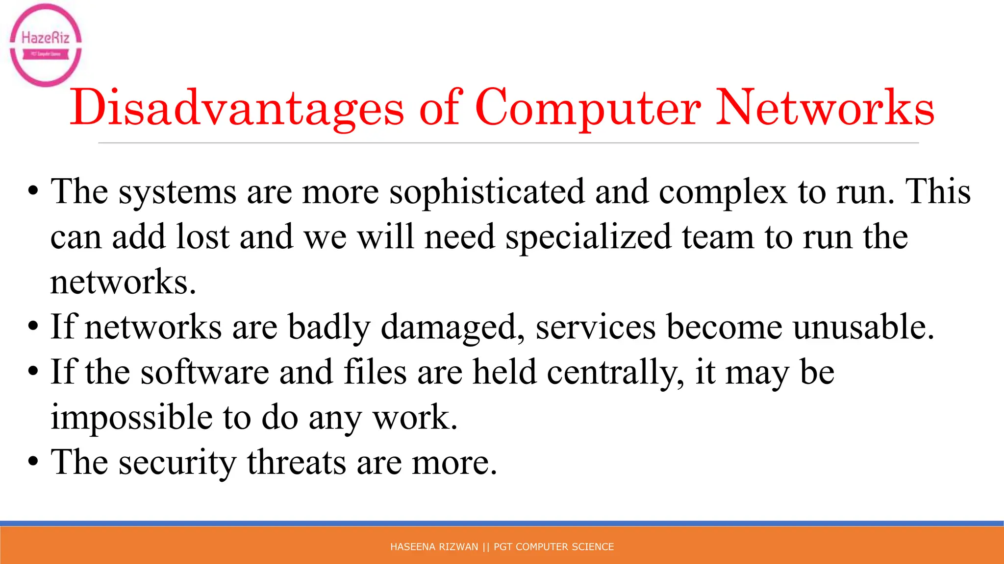 Computer Networks class 12................ | PPTX