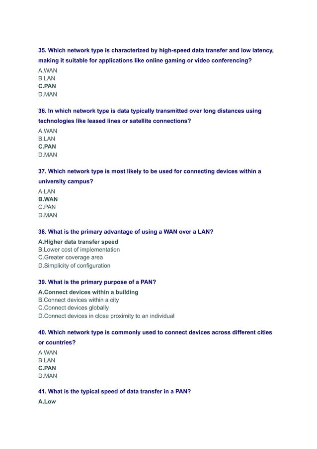 Computer Networks Mcqs.pdf | Computer Networking | Computing