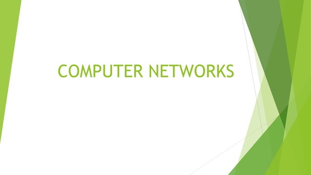 computer network basics | PPT