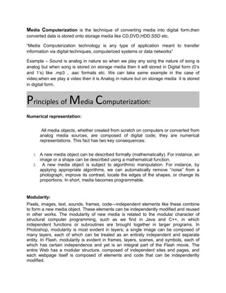 Media Computerization | PDF