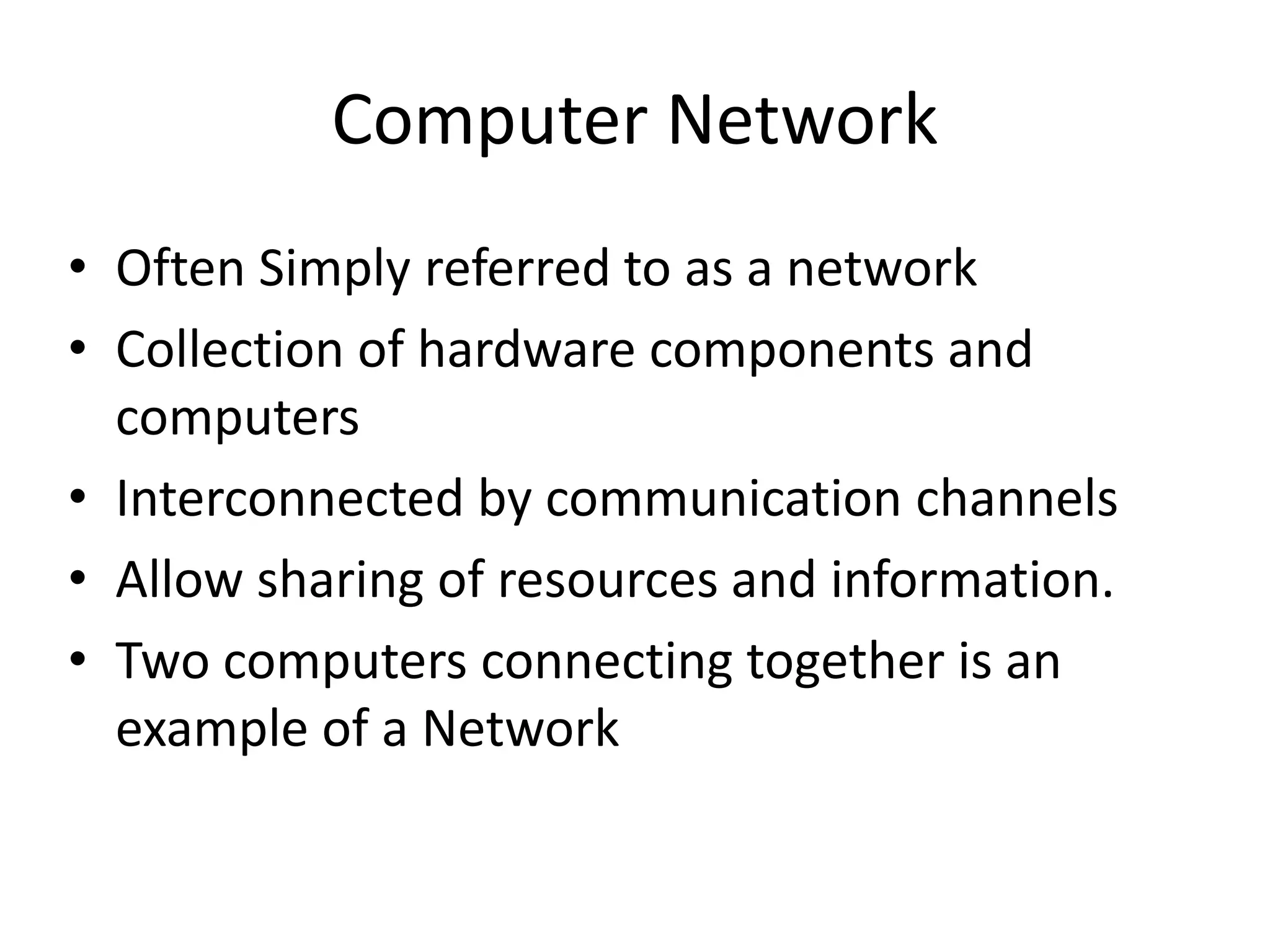 Computer networks part 1 | PPT