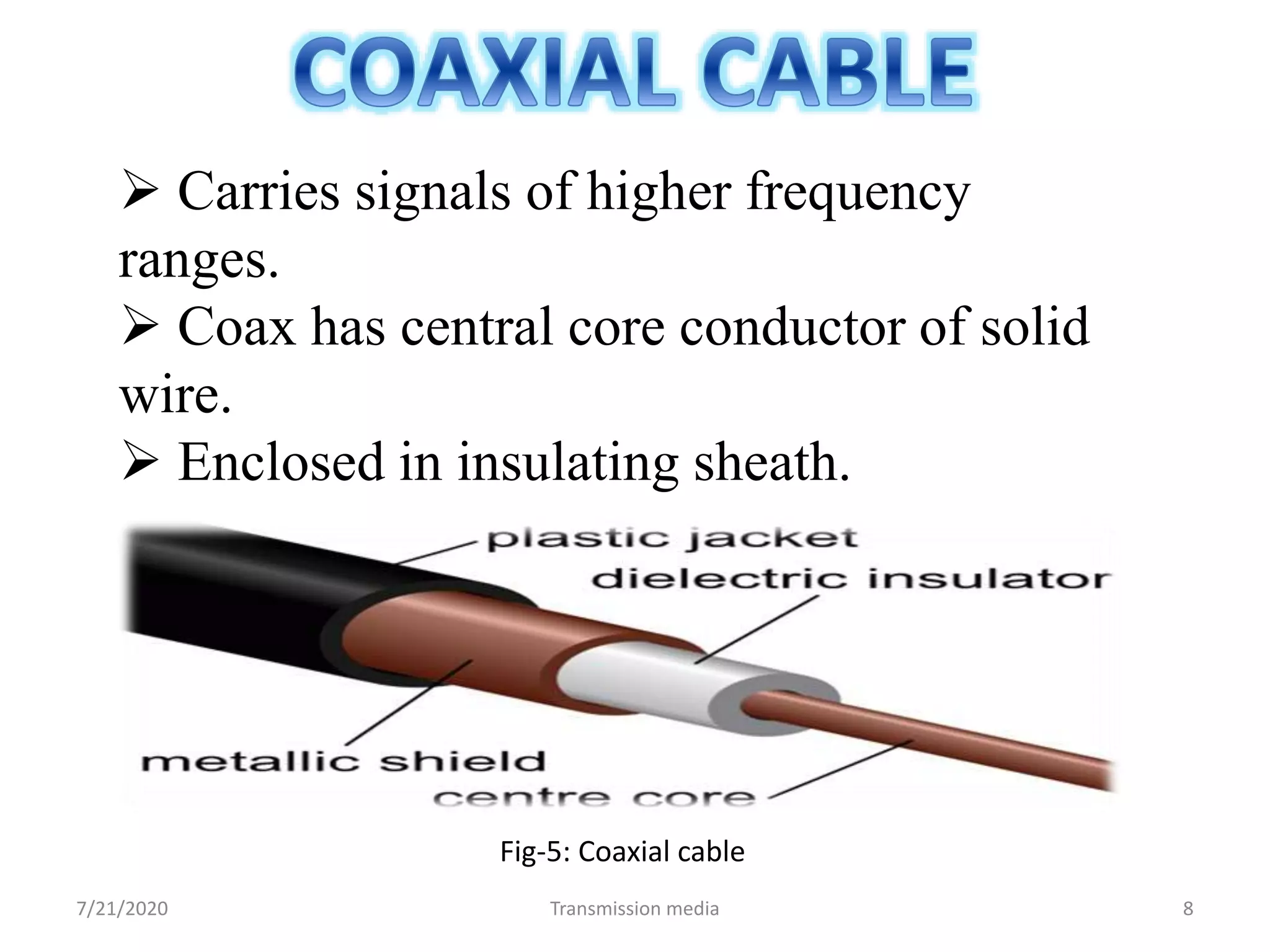 Computer networks(transmission media) | PPTX