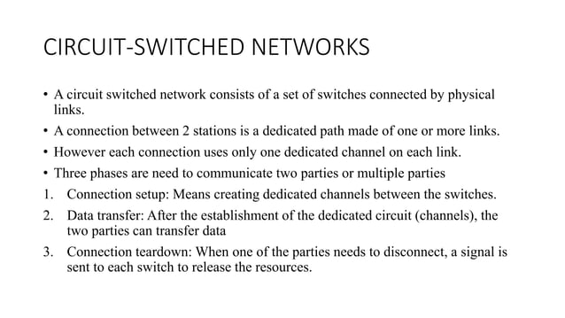 Computer network switching | PPTX