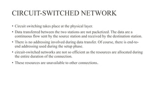 Computer network switching | PPTX