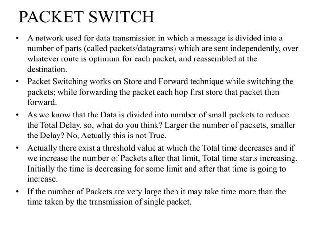 Computer network switches & their structures | PPTX | Computer ...