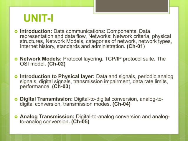 Computer Network Syllabus Pptx