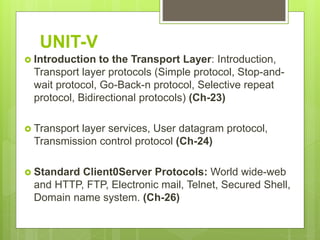 Computer Network Syllabus | PPTX