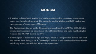 Computer & Network technology | PPT