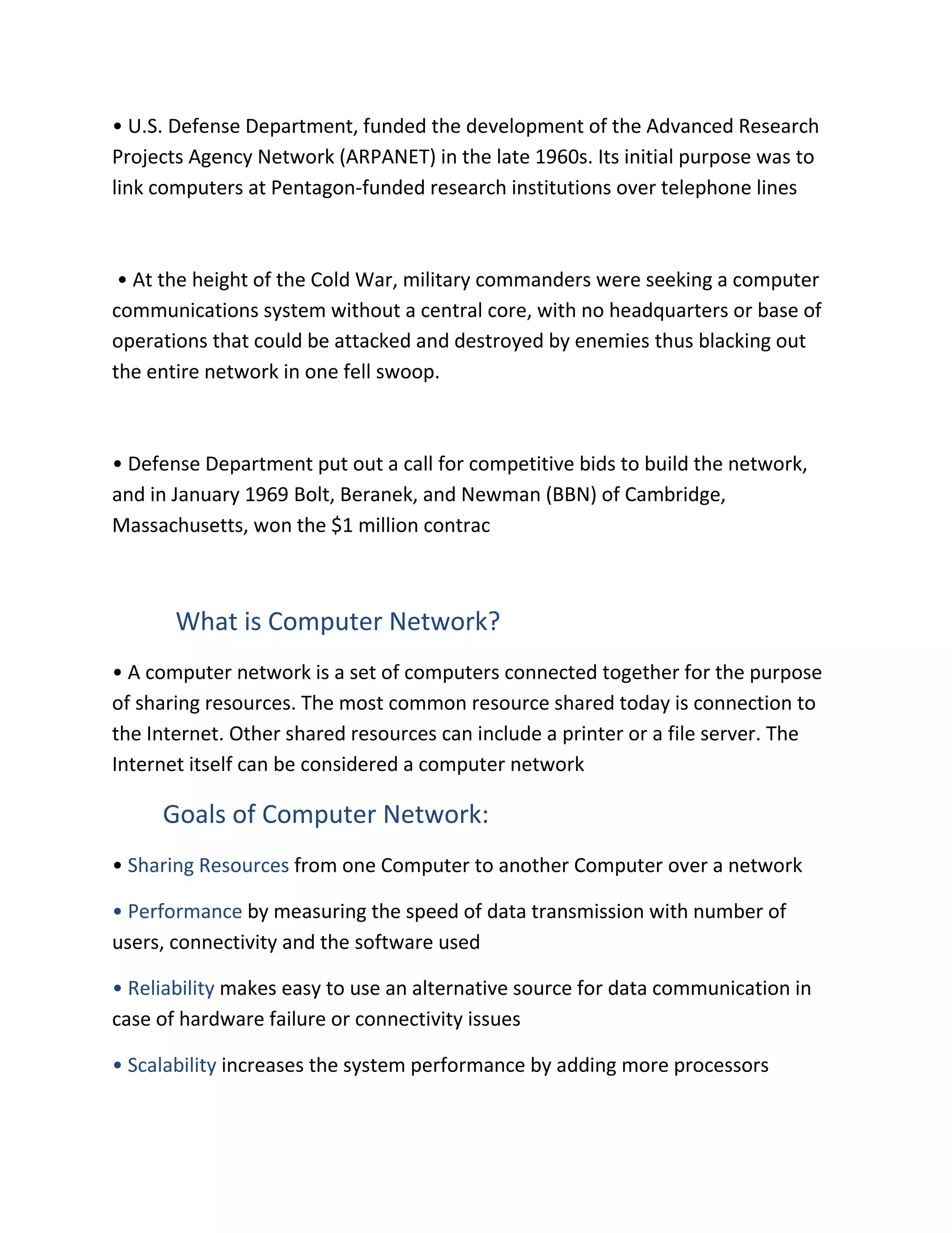 Computer network theory | PDF