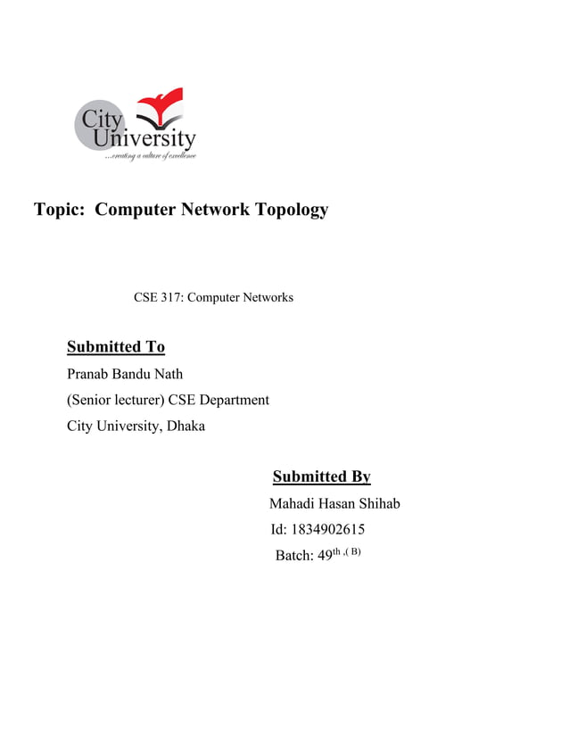 Computer Network Topology Pdf 