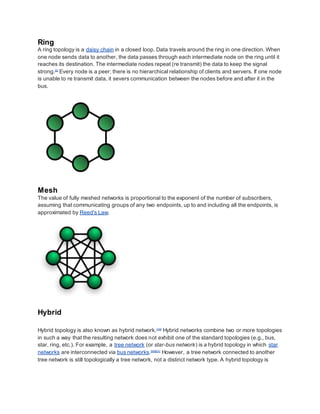 Computer network topology | DOCX