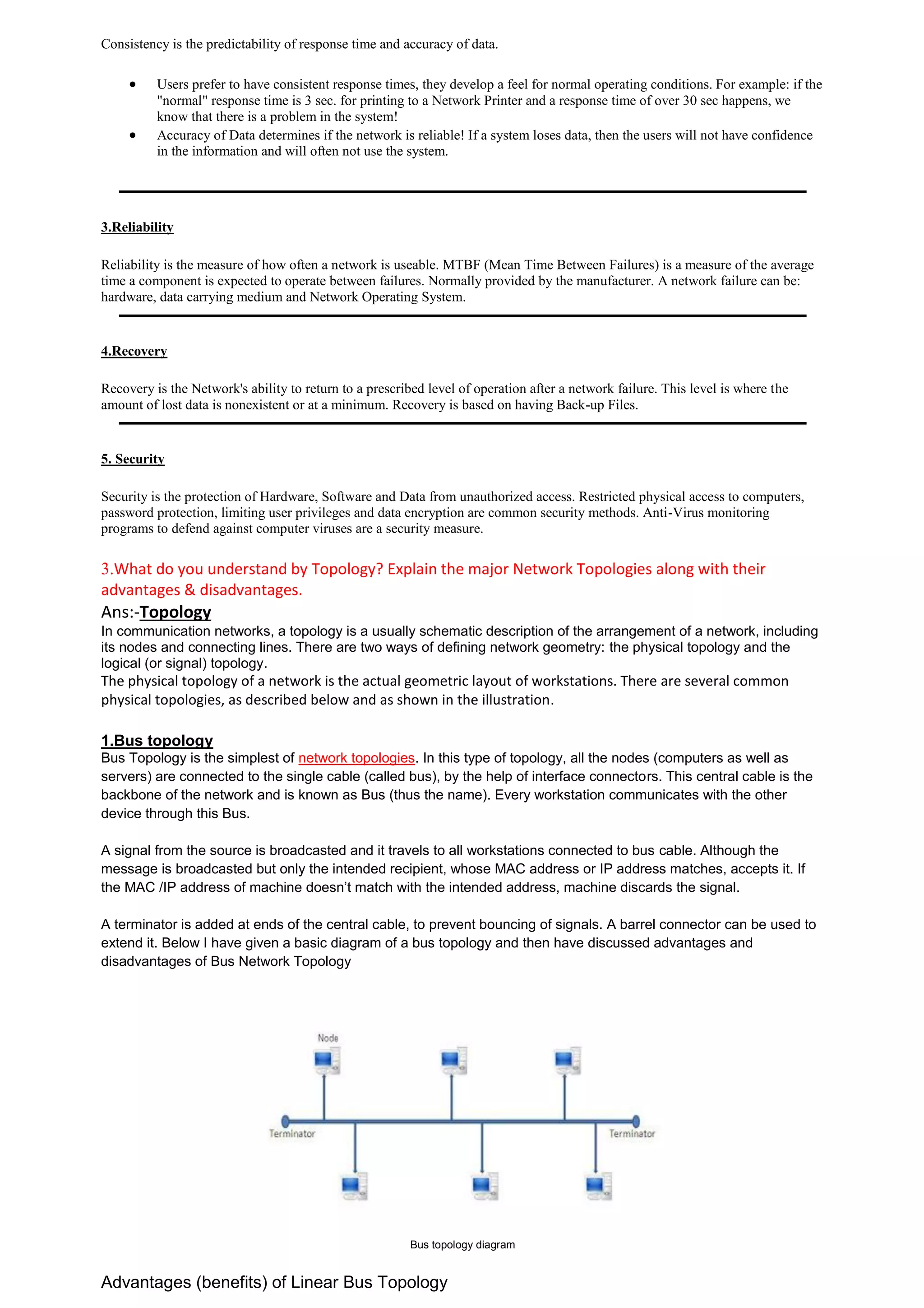 Computer network unit 1 notes | PDF