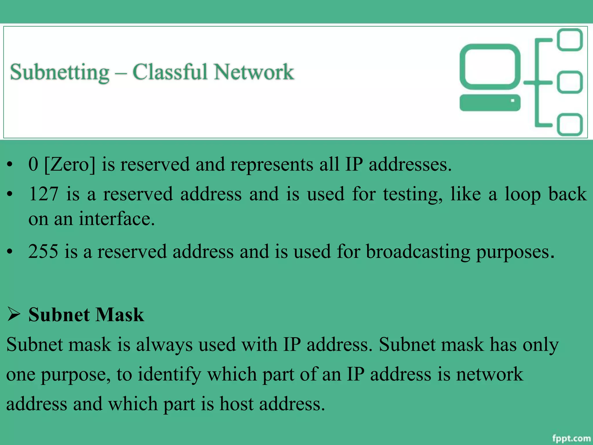 NAT and Subnetting | PPTX | Computer Networking | Computing
