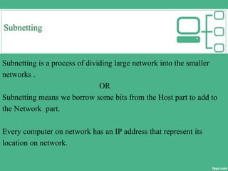 NAT and Subnetting | PPTX | Computer Networking | Computing