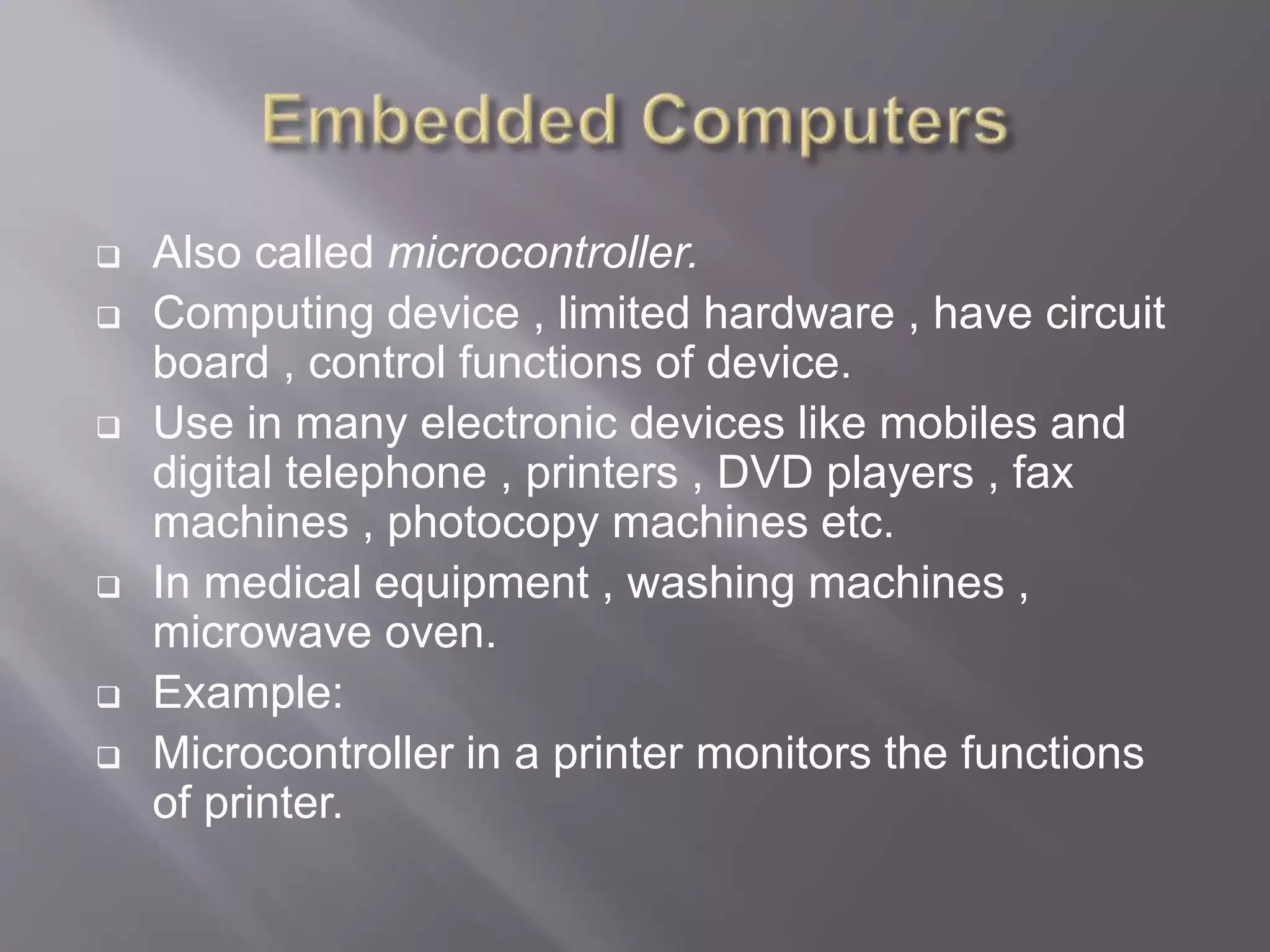 Types of digital computers | PPT