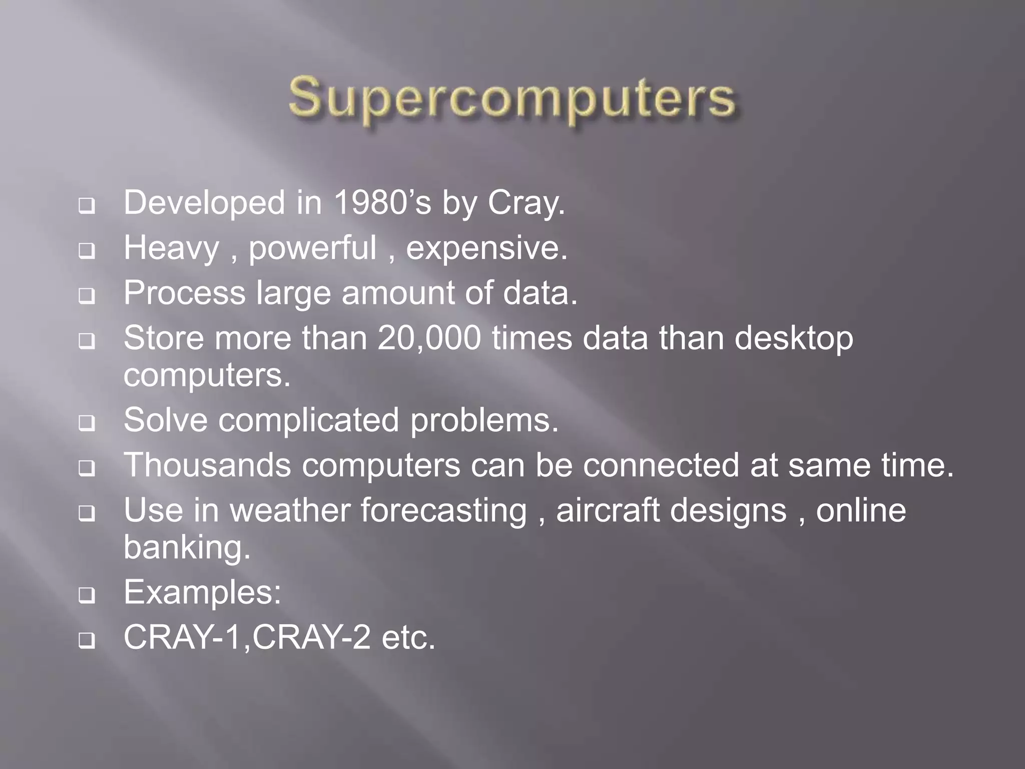 Types of digital computers | PPT