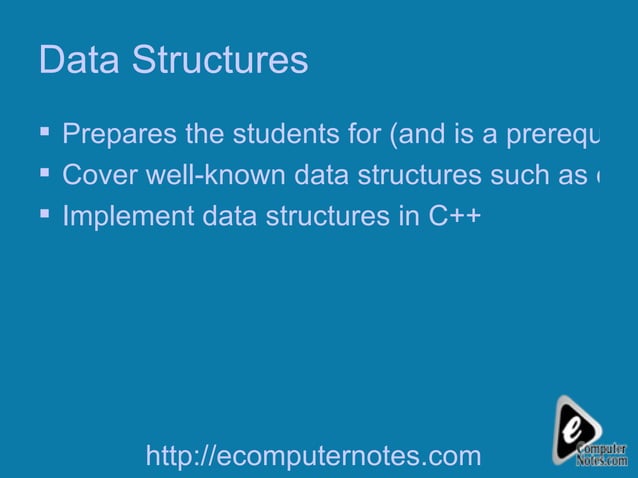 Computer notes - data structures | PPT