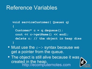 Computer notes - Reference Variables –II | PPT