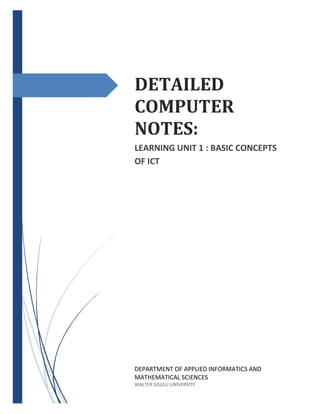 Computer Notes Unit 1 (Detailed Notes).pdf