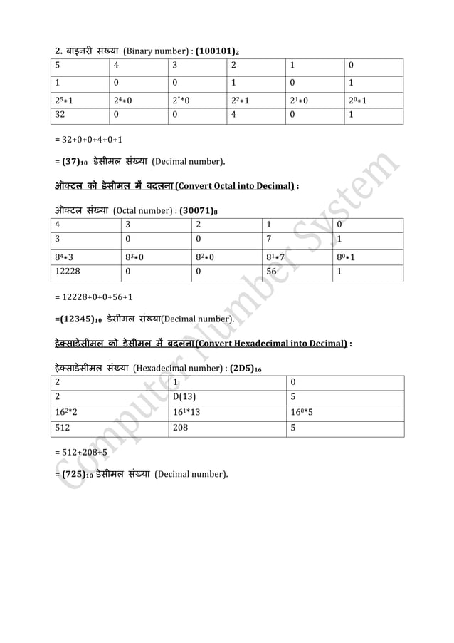 Computer number system | PDF