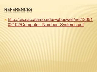Computer number systems | PPTX