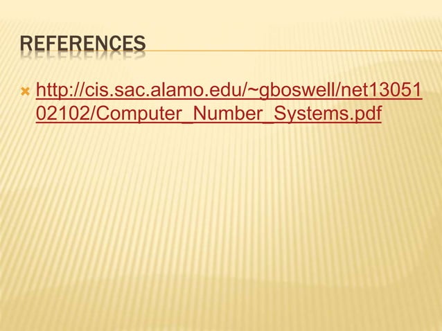 Computer number systems | PPT