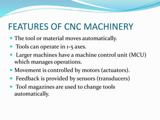 Computer numerical control ( CNC ) | PPT