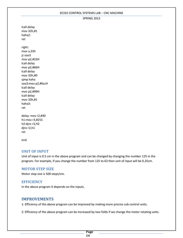Computer numerical controlled machine project | DOCX | Computer ...