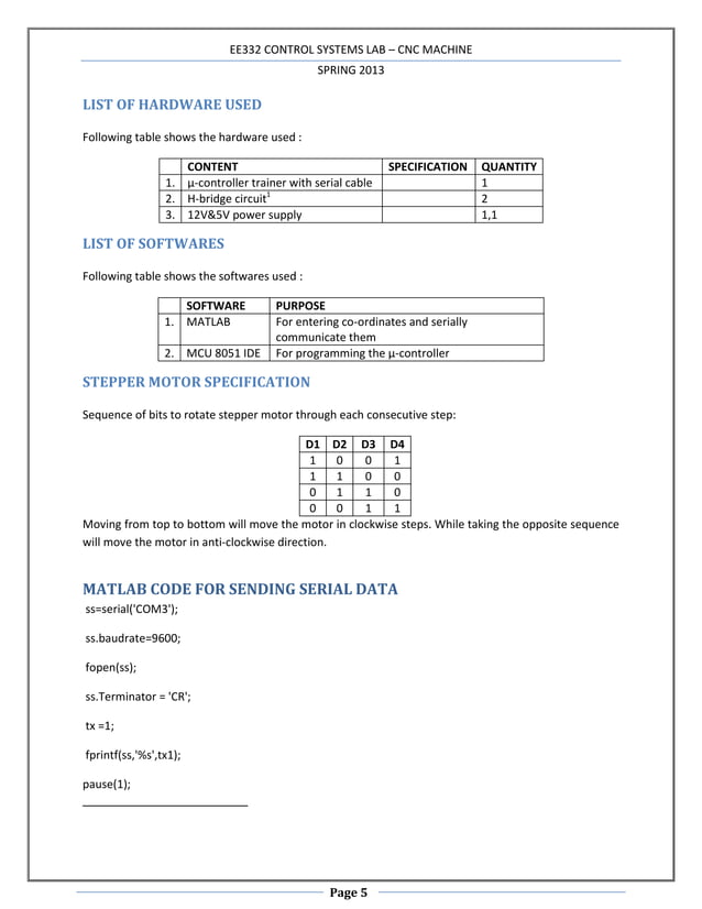 Computer numerical controlled machine project | DOCX | Computer ...