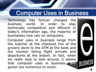 Computer on Business | PPTX