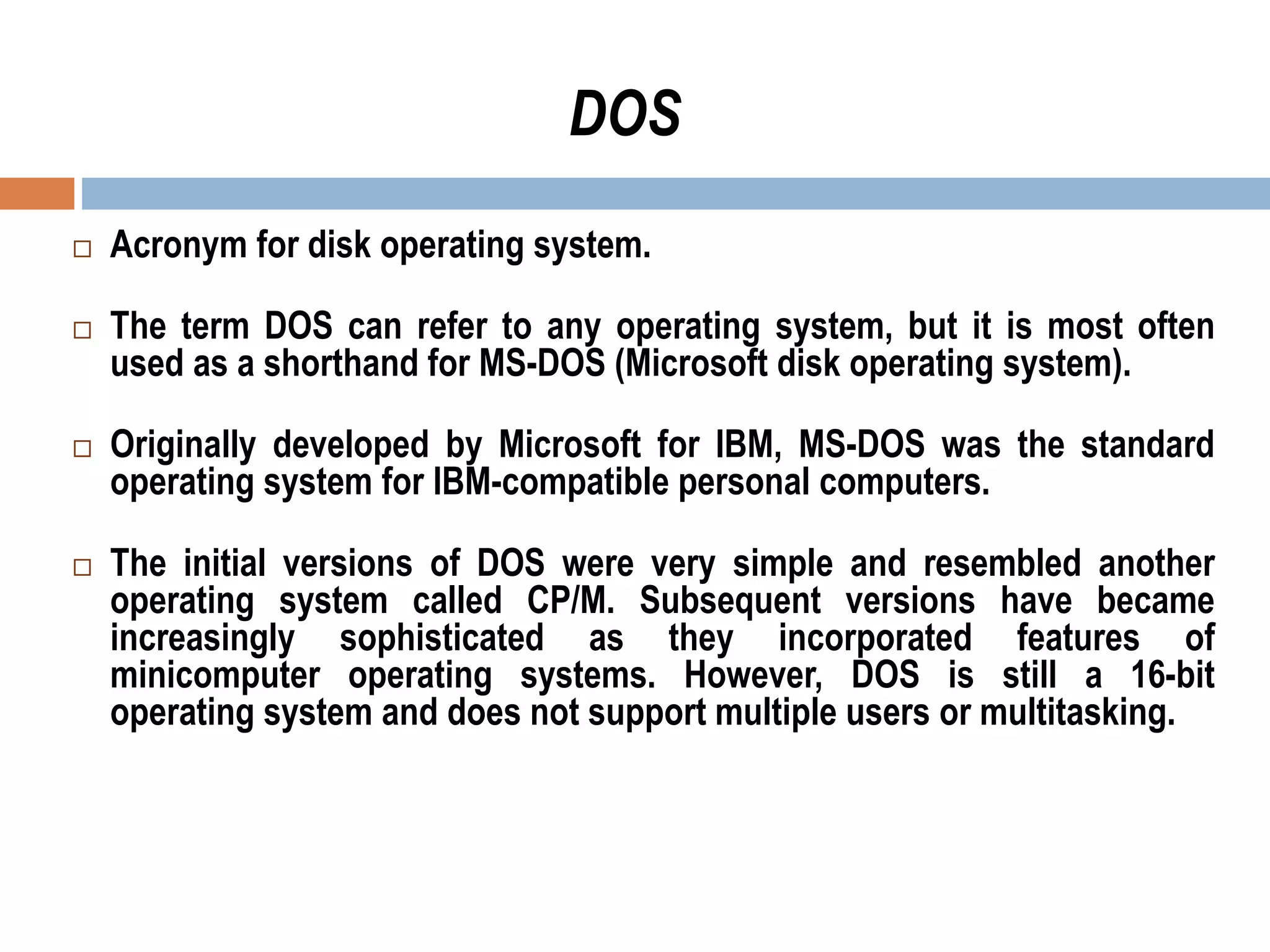 Computer operating system | PPTX