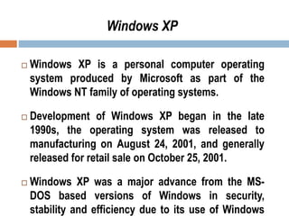 Computer operating system | PPTX