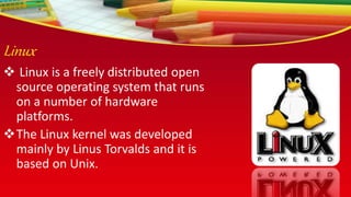 Computer operating system | PPTX | Operating Systems | Computer ...