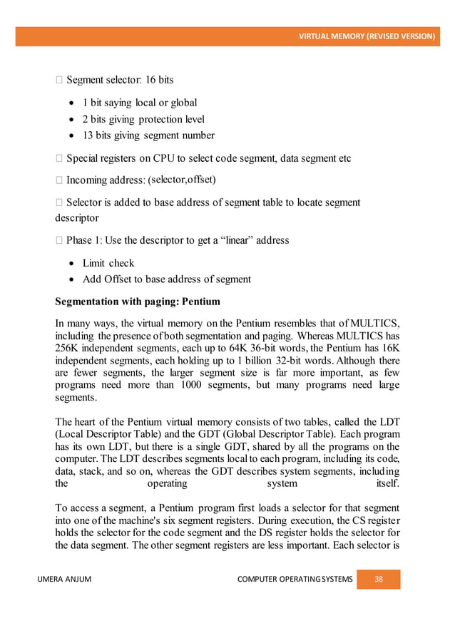 virtual memory - Computer operating system | PDF