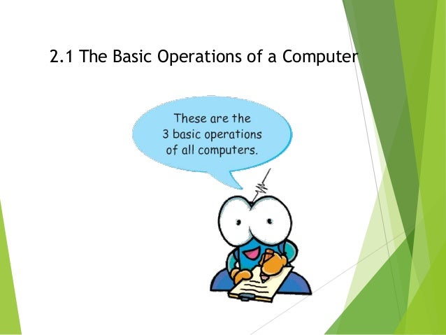 Computer operation