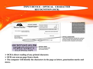 Input and Output Devices - R.D.Sivakumar | PPTX