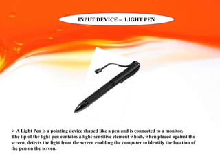 Input and Output Devices - R.D.Sivakumar | PPTX