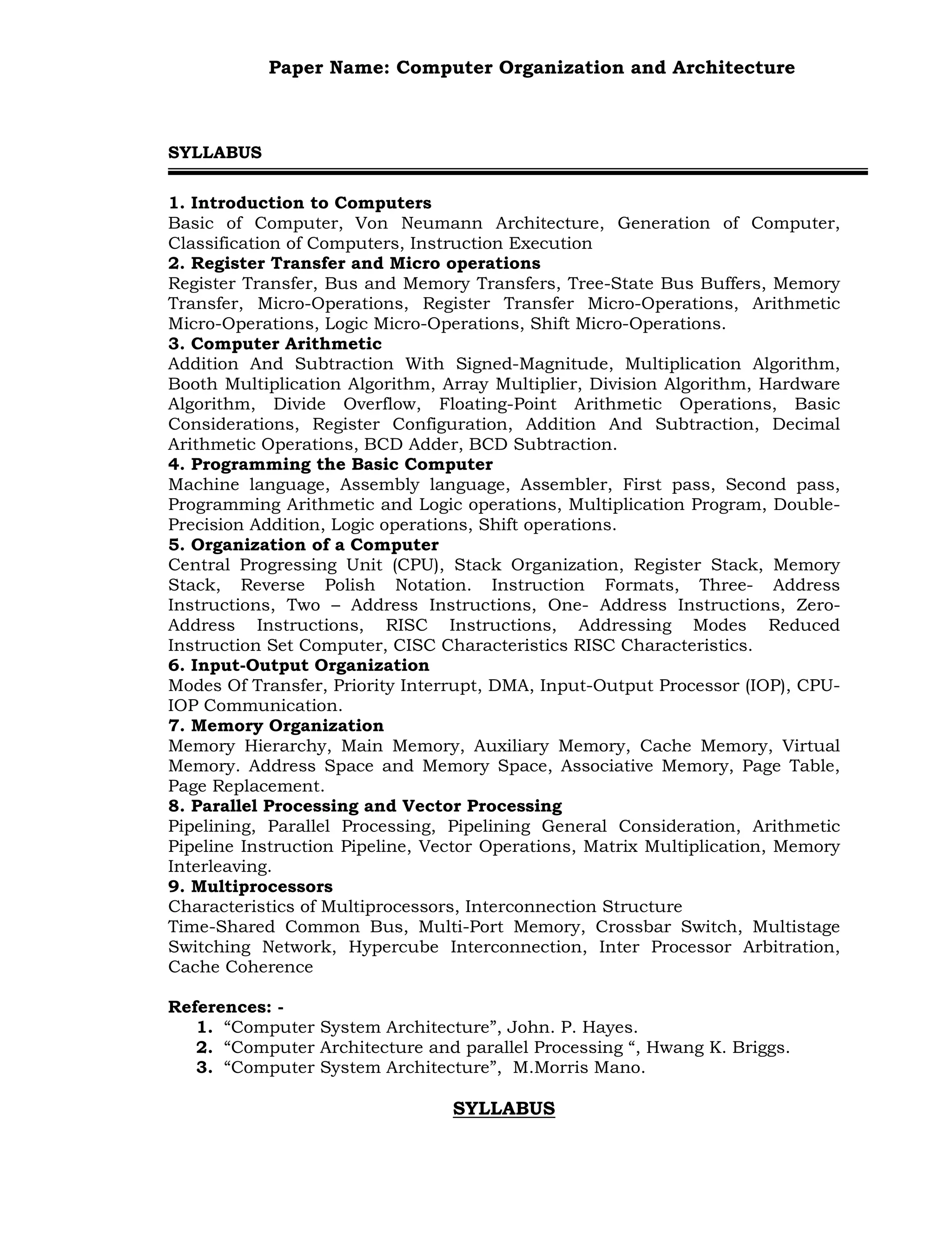 Computer organisation -morris mano | PDF