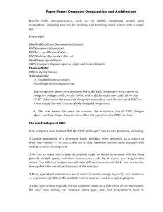 Computer organisation -morris mano | PDF