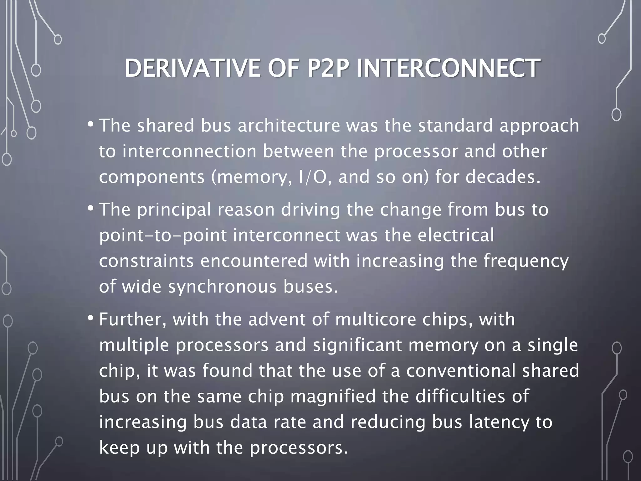 Point to point interconnect | PPTX