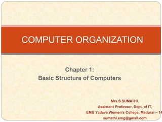 Computer organization | PPTX | Operating Systems | Computer Software ...