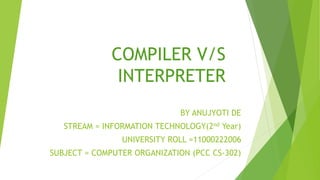 COMPUTER ORGANIZATION.pptxbkobuujghuujjj | PPT