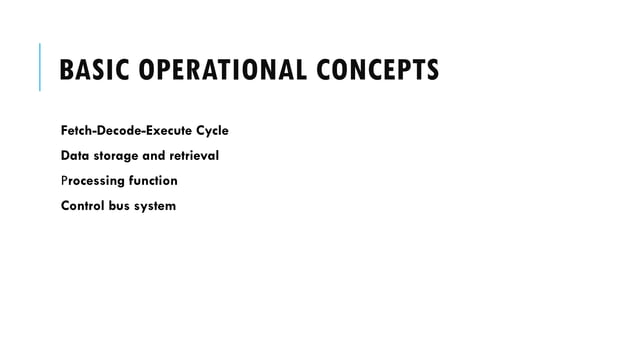 Computer Organization - Hardware and Software | PPTX